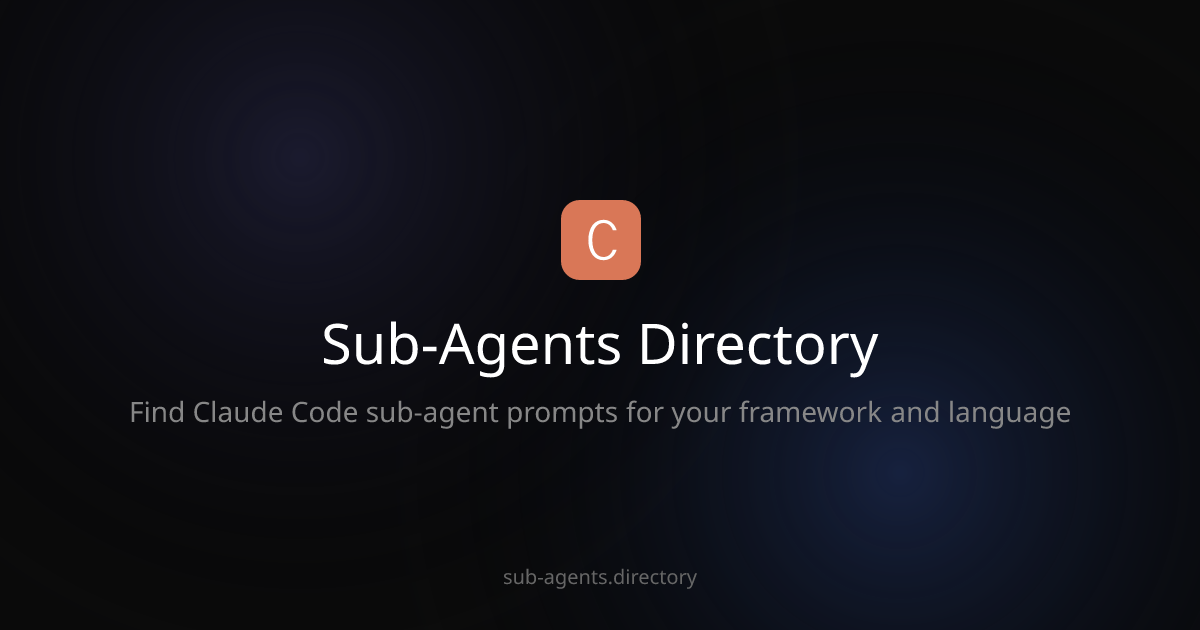 Sub-Agents Directory - Claude Code Sub-Agents & MCP Servers